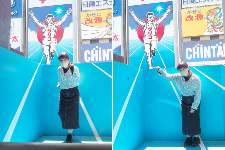 大阪・難波のグリコと共に！ 夢の撮影スポット、コロナ明け盛況 | Lmaga.jp