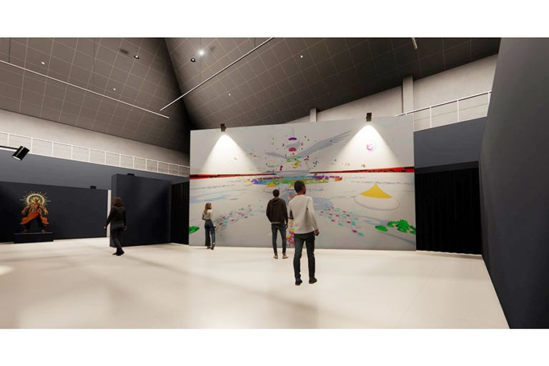 ひらパーでサマーウォーズ展、4m超えパネルで仮想世界OZを再現 | Lmaga.jp